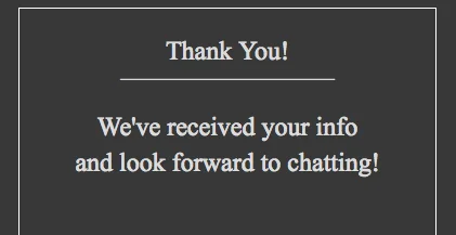 Creating a Thank You Popup After Form Submission