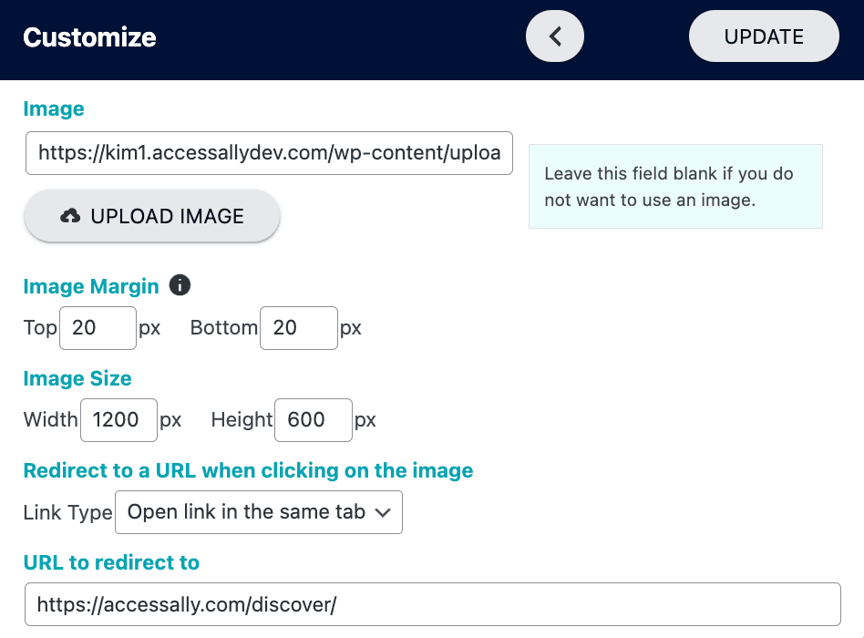 Create a Just Image Popup with PopupAlly Pro